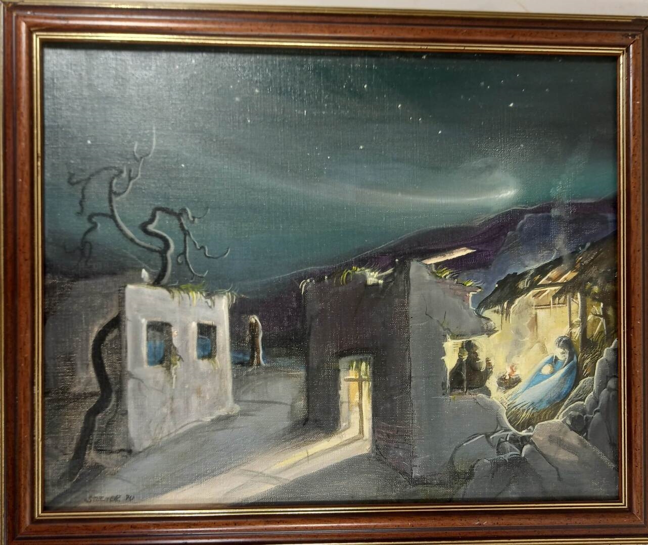 Luis Stefan Stecher | Scène de la Nativité (1970) | MutualArt