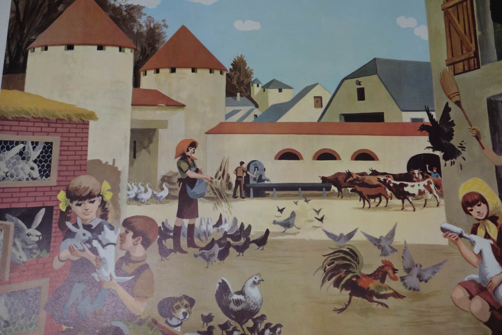 Fernand Nathan | Ensemble de 45 affiches pédagogiques sur les thèmes de ...