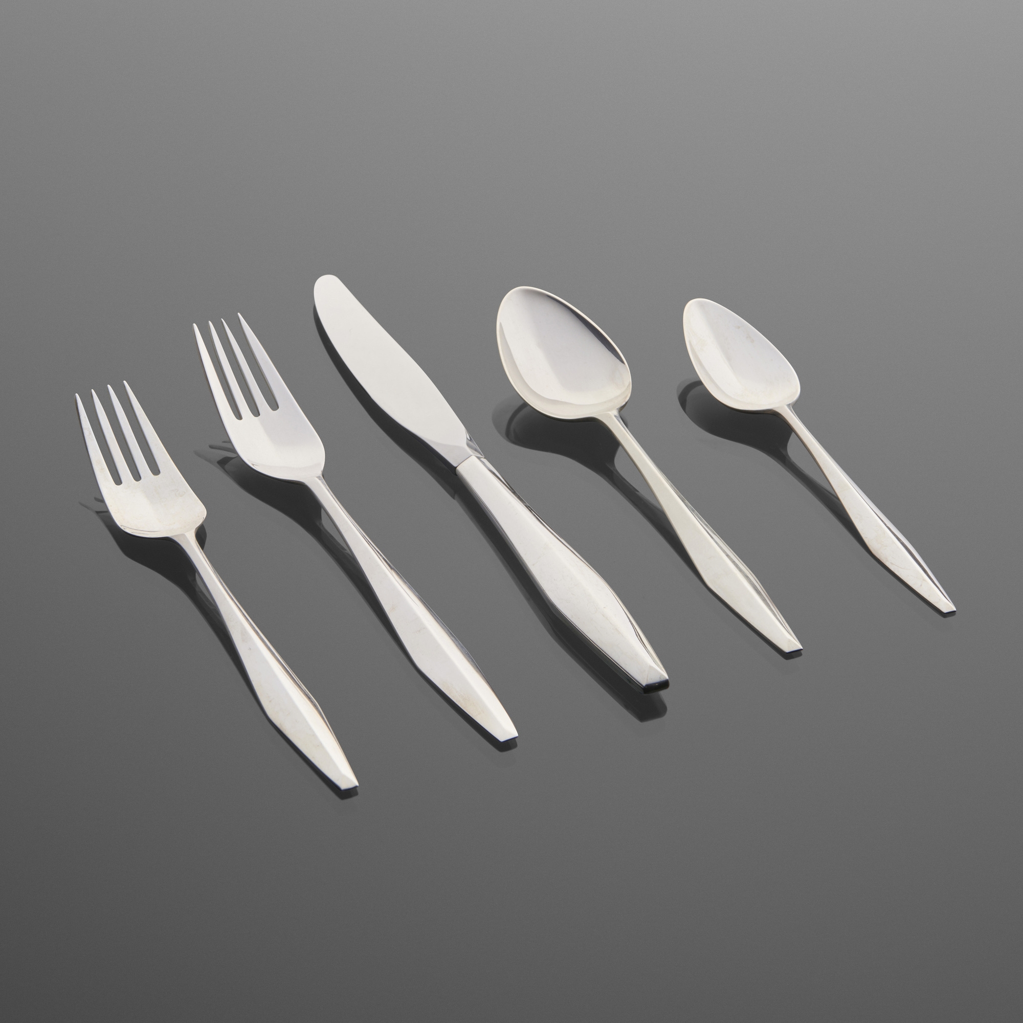 Gio Ponti | 12 person flatware set (1958) | MutualArt