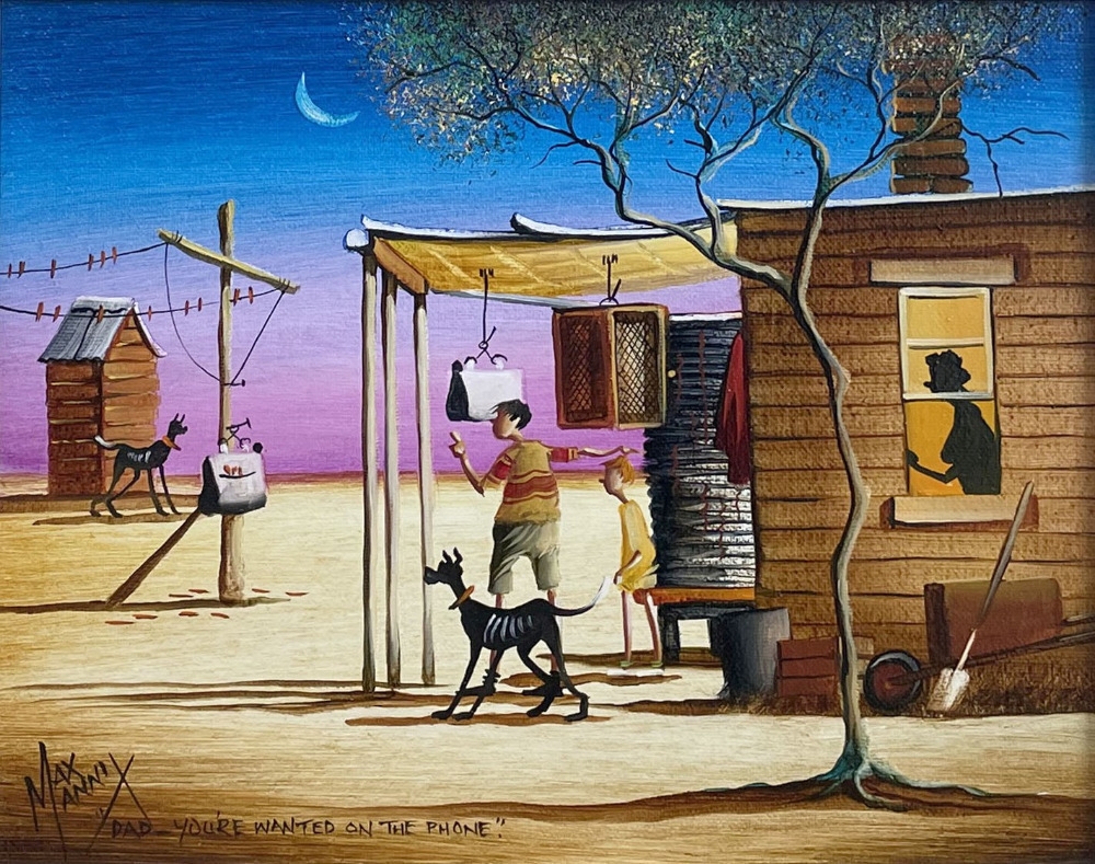 Max Mannix | Dad _ You're Wanted on the Phone | MutualArt