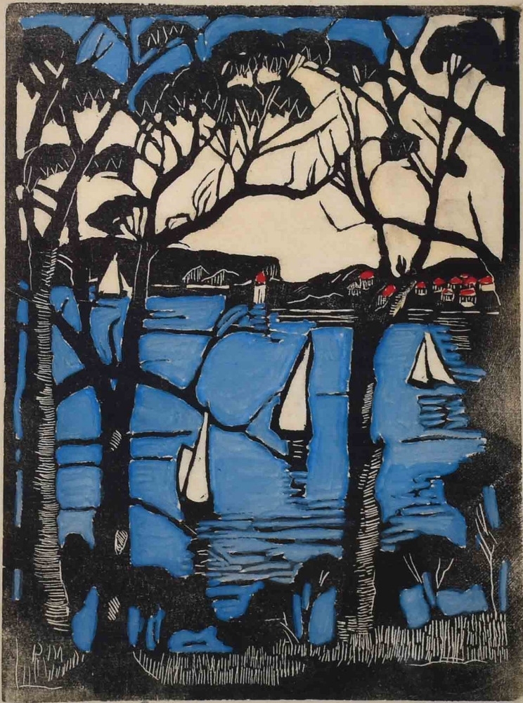 Margaret Preston | Sydney Heads | MutualArt