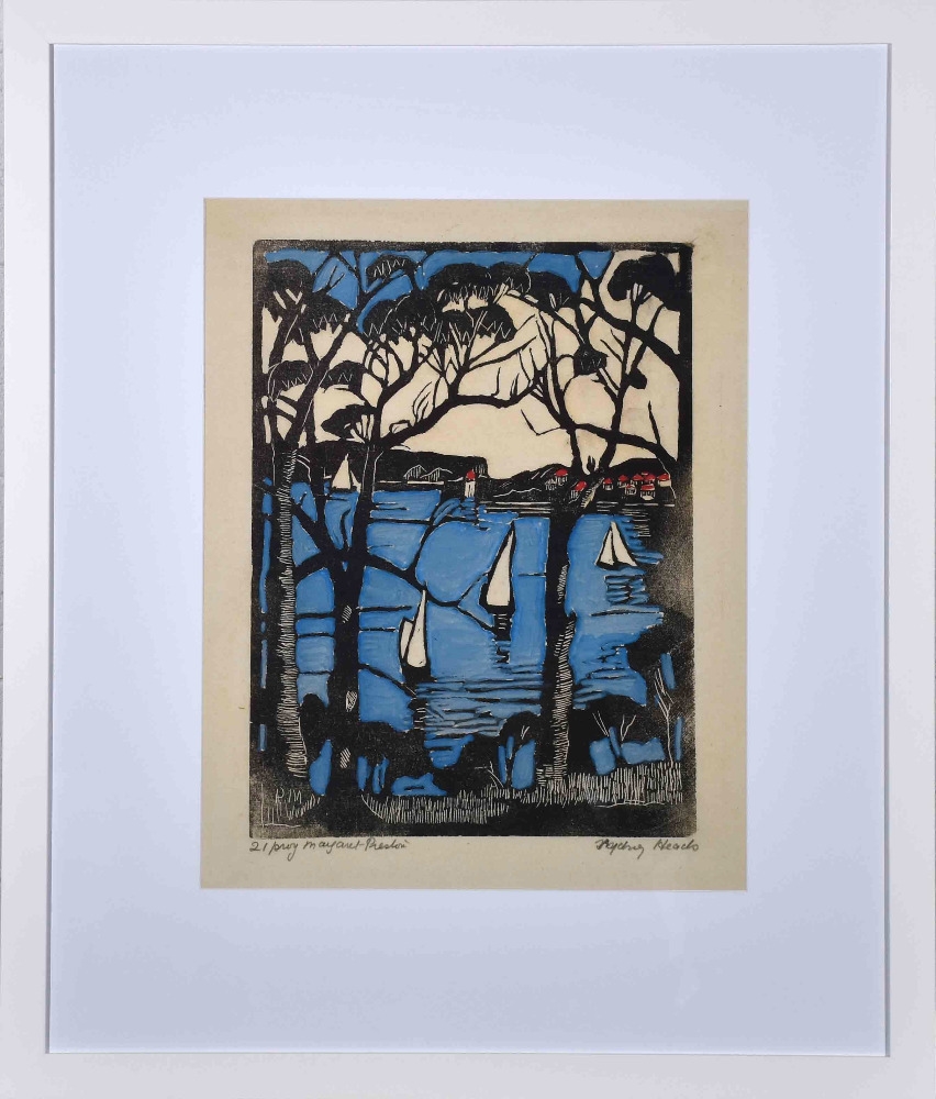 Margaret Preston | Sydney Heads | MutualArt