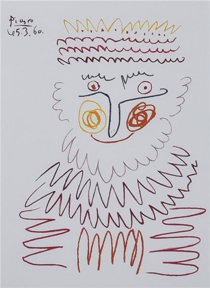 Pablo Picasso | Laughing King | MutualArt