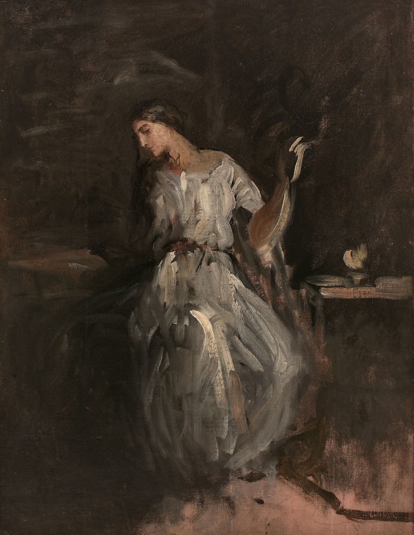 Théodore Chasseriau | MARY STUART SWEARING REVENGE | MutualArt