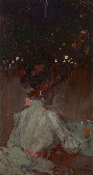 Jean-Louis Forain | Le soir au jardin de Paris | MutualArt