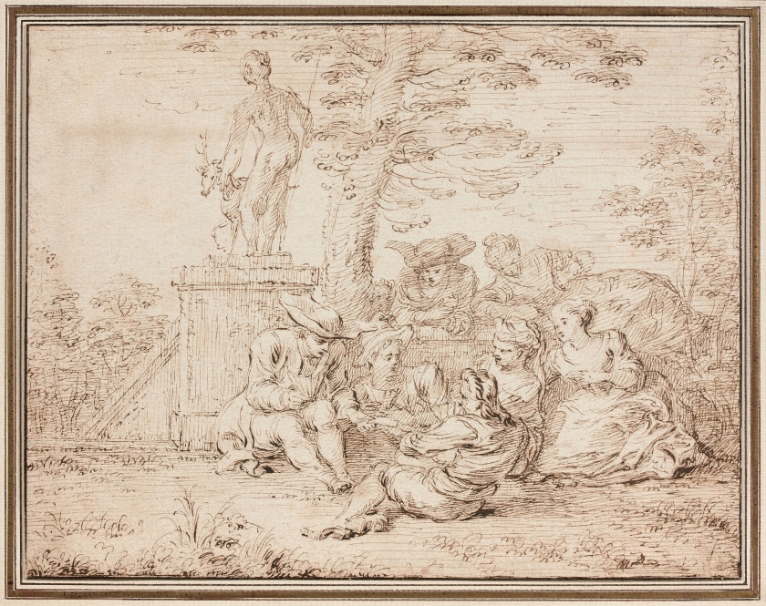 Claude Gillot | Scène de Commedia dell'Arte | MutualArt