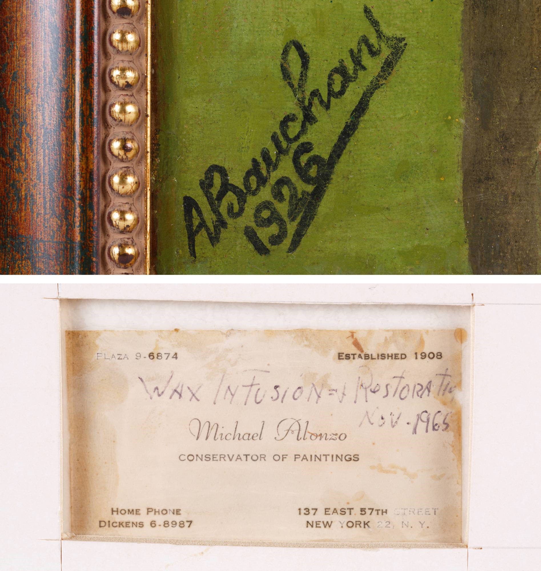 August André Bauchant | Vase de roses sur un muret | MutualArt