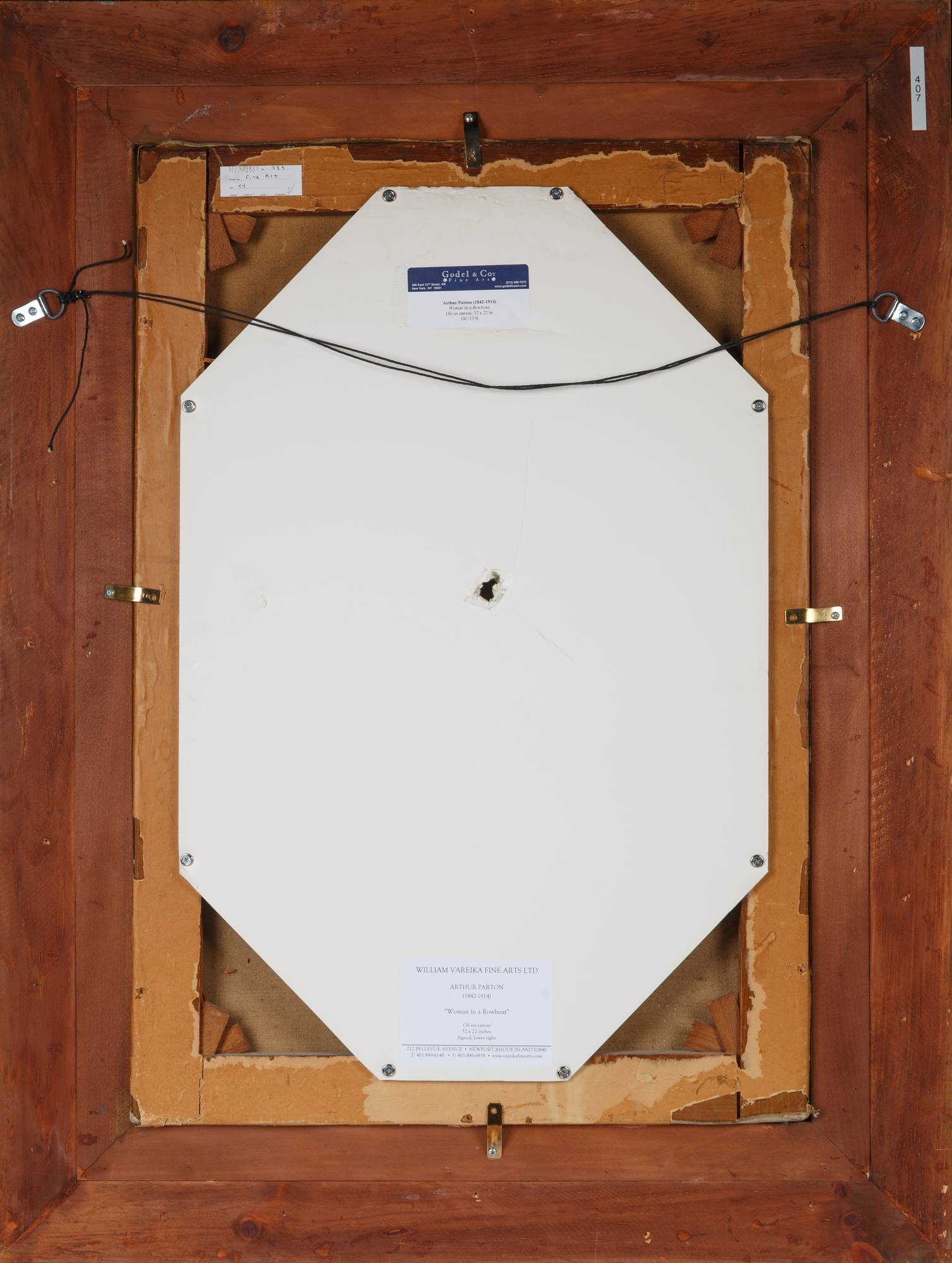 Arthur Parton | Woman in a Row Boat | MutualArt