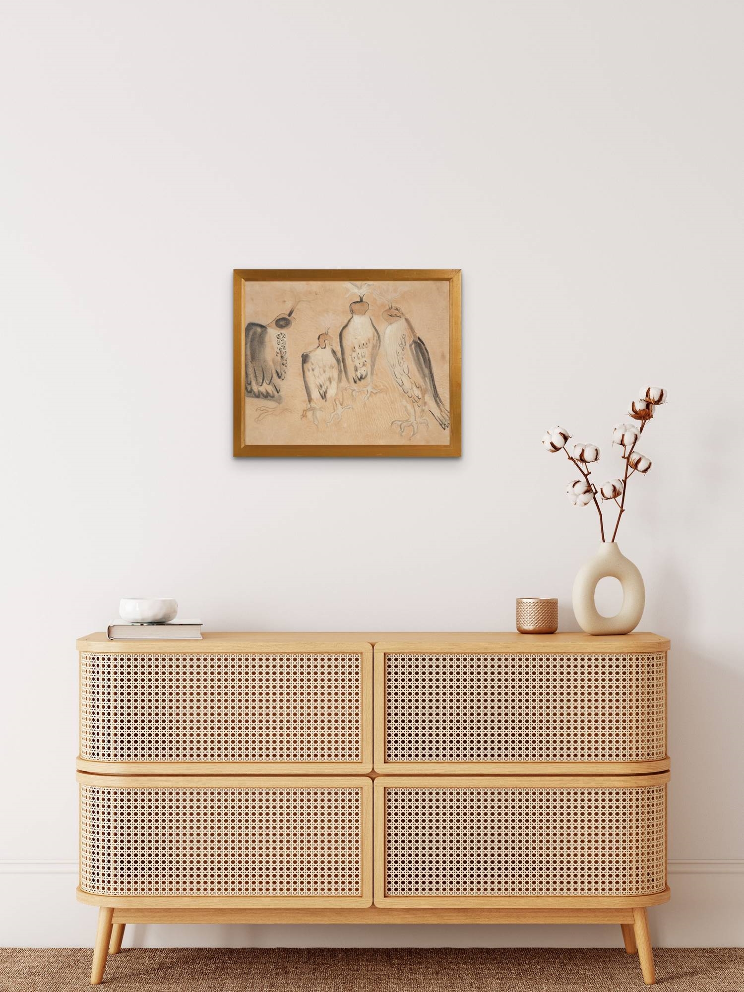 Morris Graves | Four Falcons | MutualArt