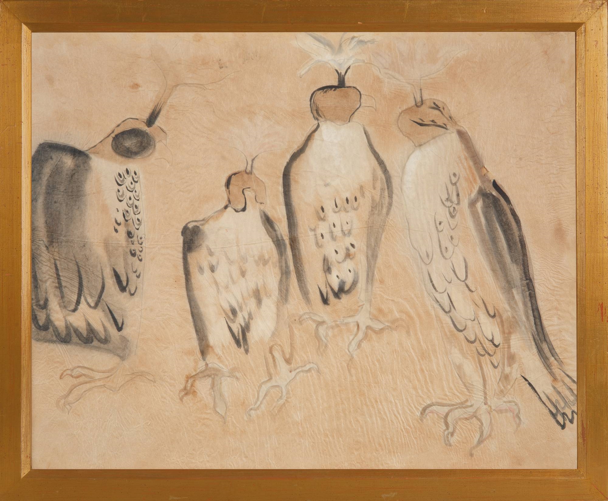 Morris Graves | Four Falcons | MutualArt