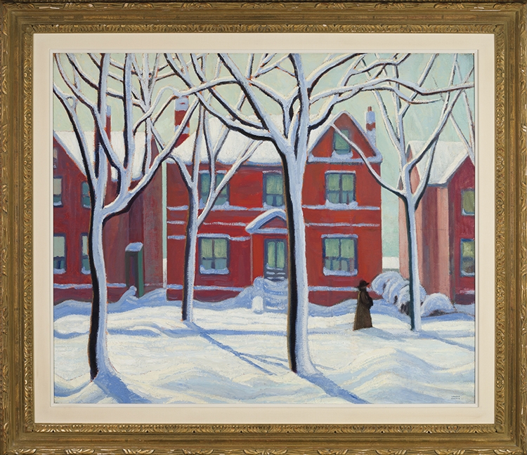 Lawren Stewart Harris | House in the Ward, Winter, City Painting No. 1 ...