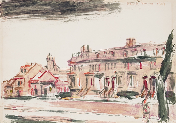 David B. Milne | Elm Logs (1947) | MutualArt