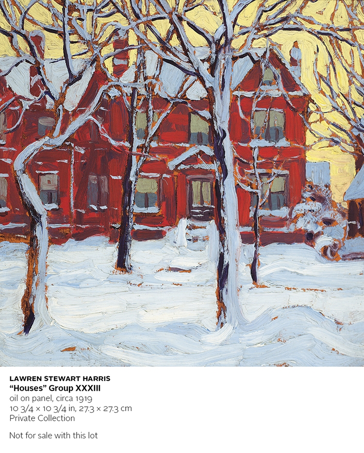 Lawren Stewart Harris | House in the Ward, Winter, City Painting No. 1 ...