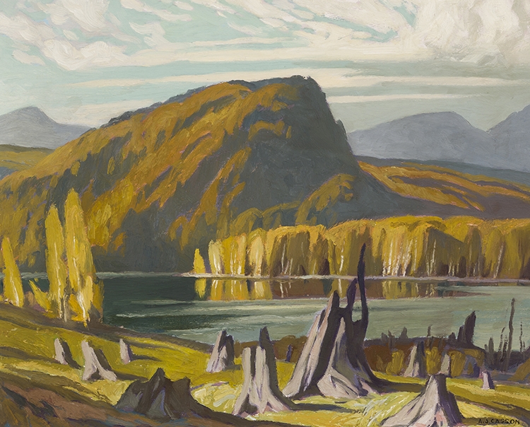 Alfred Joseph Casson | Quiet Sundown, Halfway Lake (Circa 1958) | MutualArt