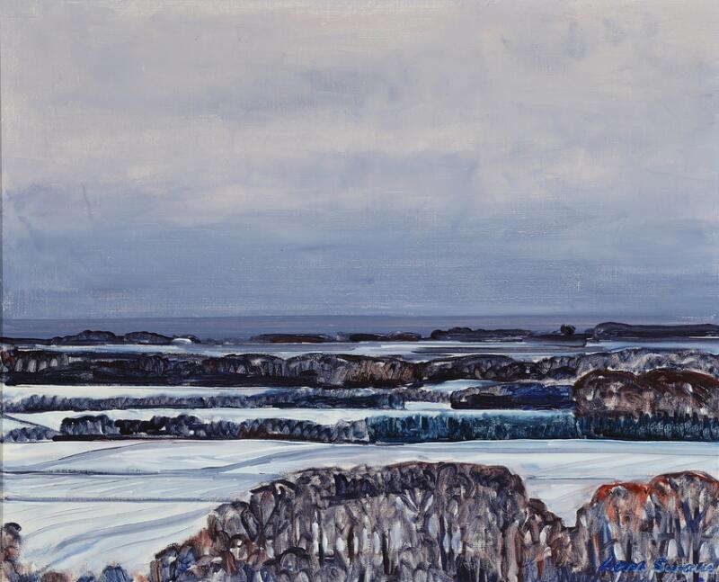Lars Swane | Snowcovered landscape | MutualArt