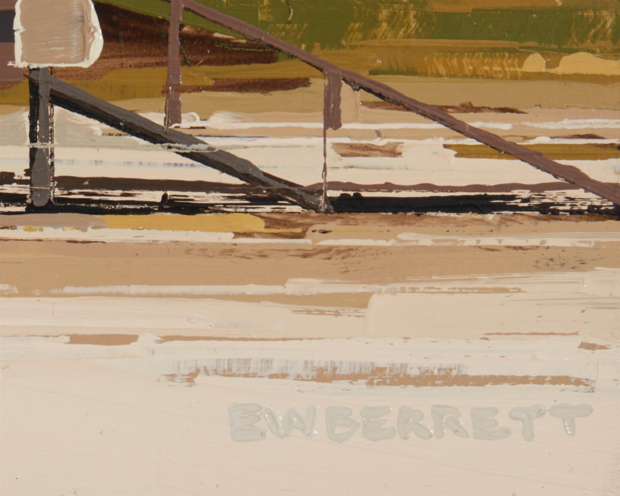 Erin Westenskow Berrett | Oil rig in a landscape | MutualArt