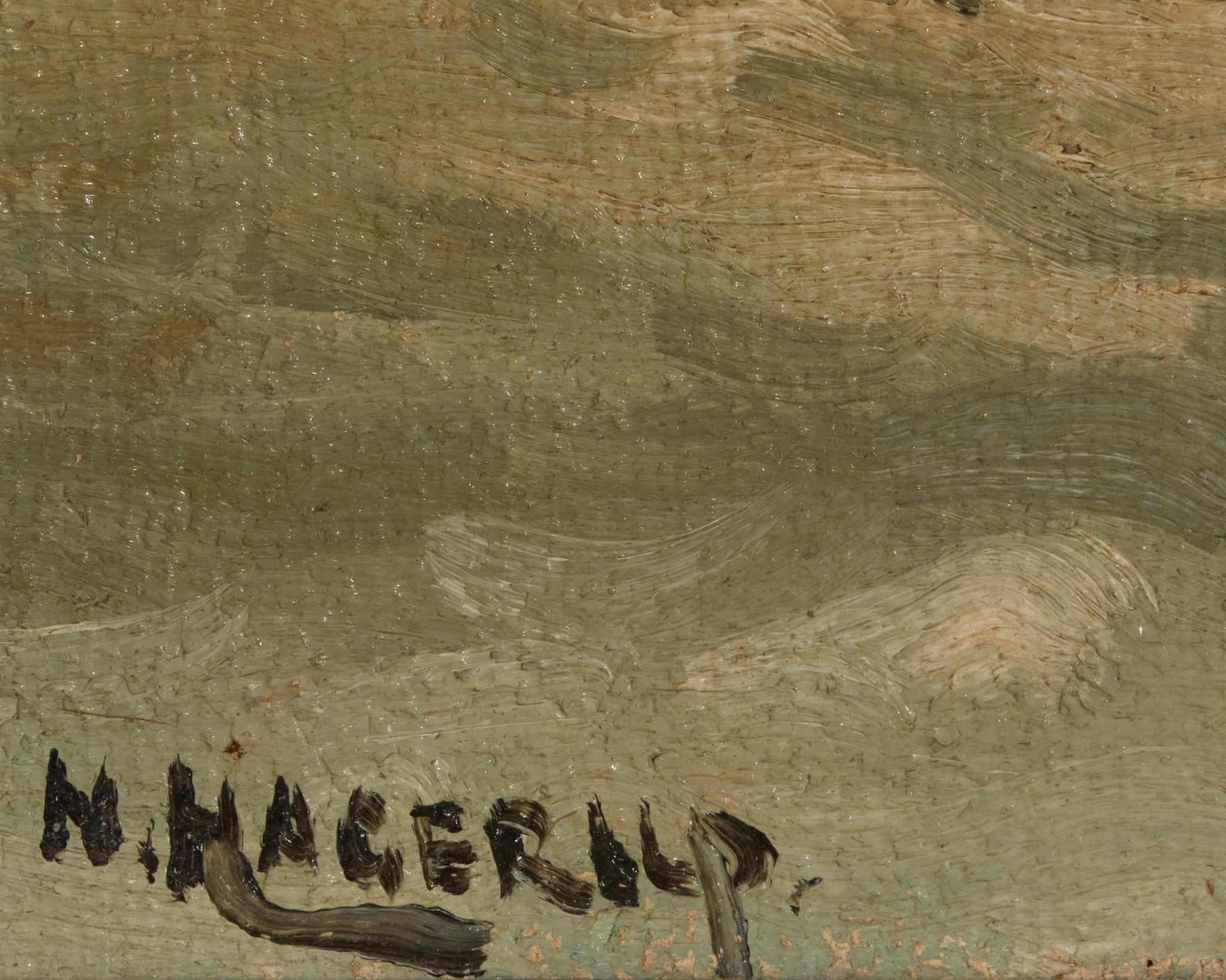 Nels Hagerup | Coastal dunes with tall grass | MutualArt