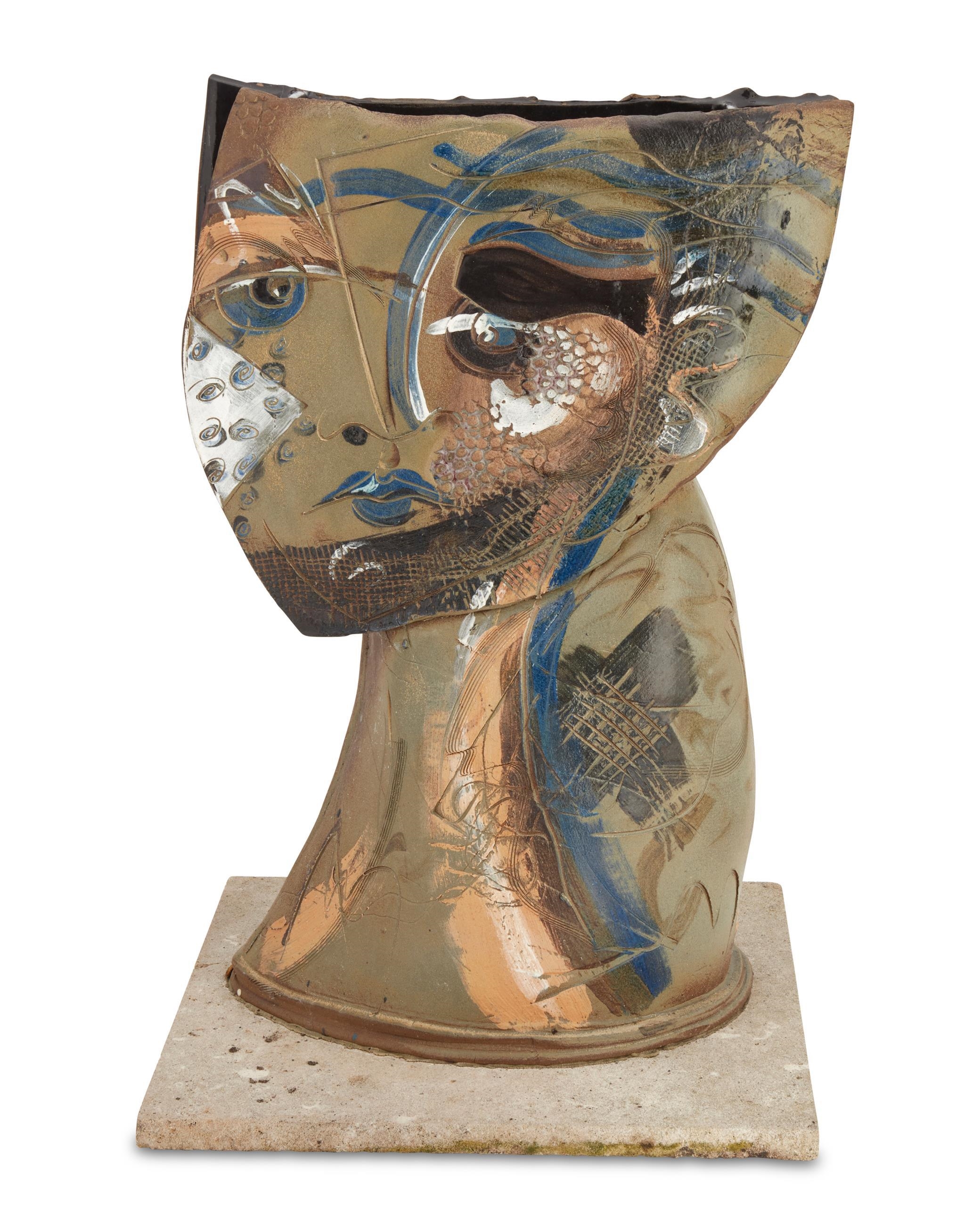Julie Hawthorne | Face vessel | MutualArt