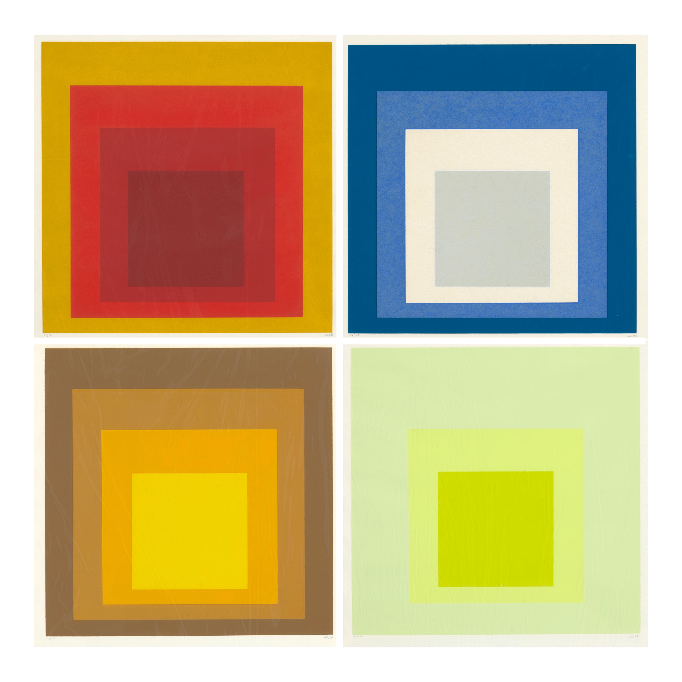 Josef Albers Homage To The Square 1965
