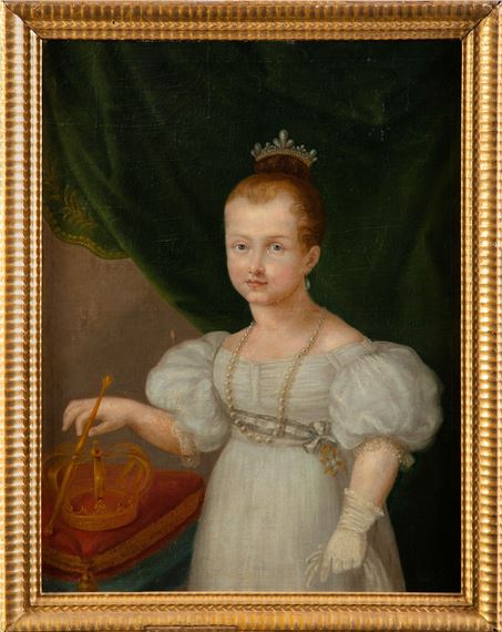 Vicente López y Portaña | La reina Isabel II niña (1833 - 1835) | MutualArt
