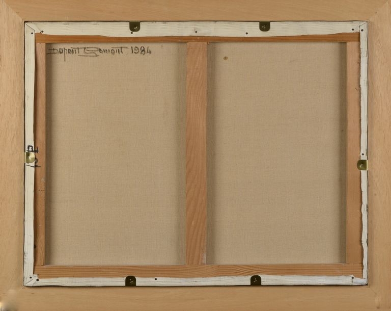 Claude Dupont-Gomont | Still life with an apple on an entablature ...