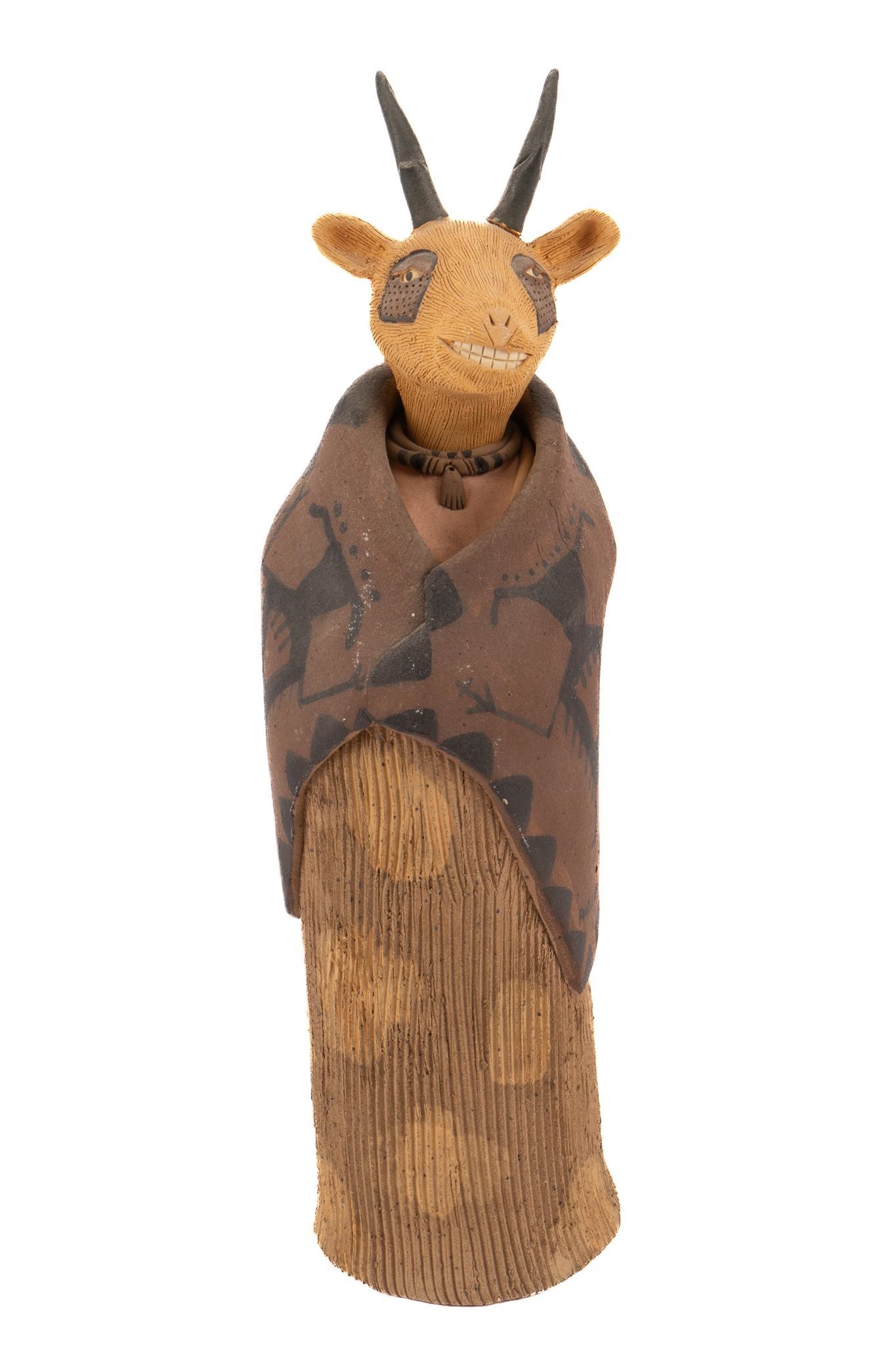 Susi Nagoda-Bergquist | Small Horned Statue | MutualArt