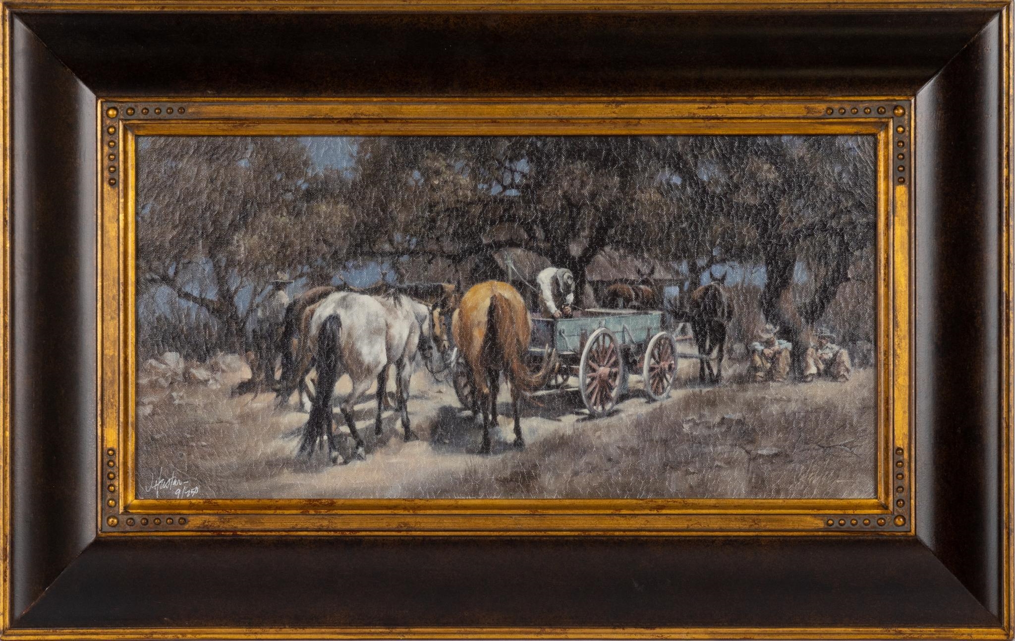 Jay Hester | Horses and Wagon | MutualArt