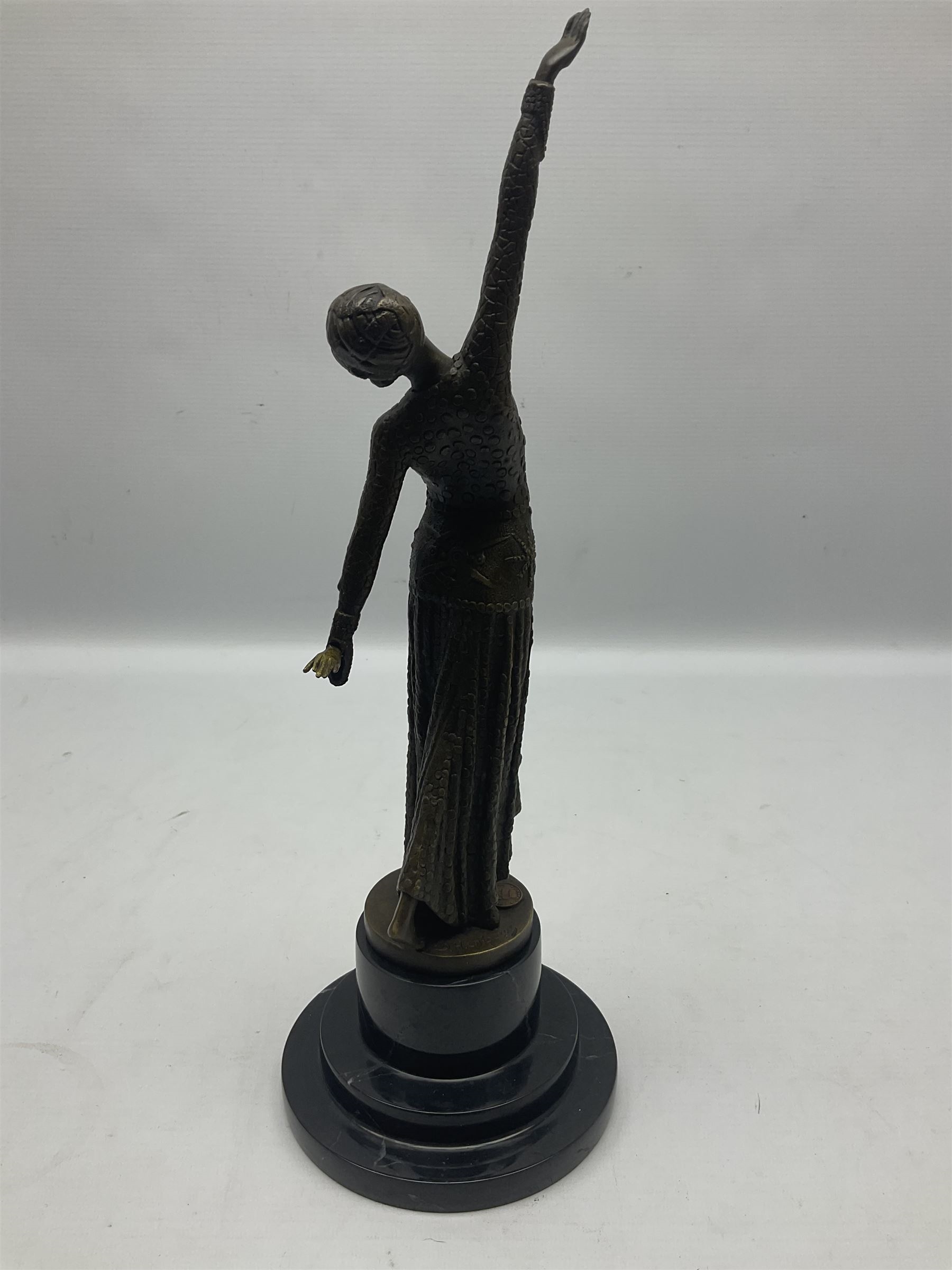 Demétre H. Chiparus | Art Deco style bronze figure of a dancer with ...