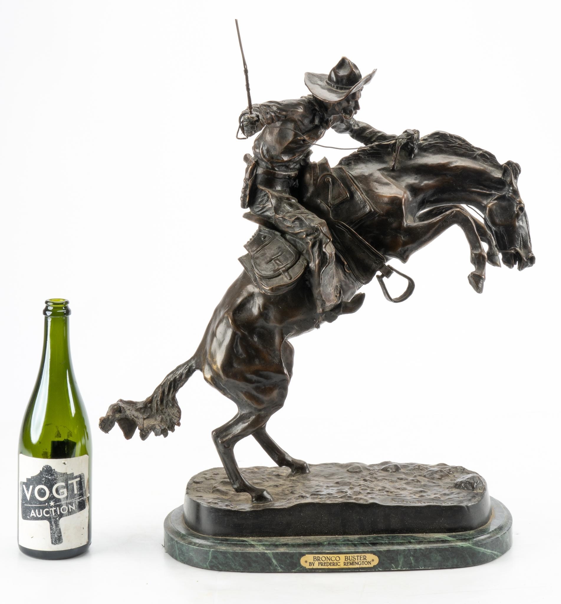 Frederic Remington | Bronco Buster | MutualArt