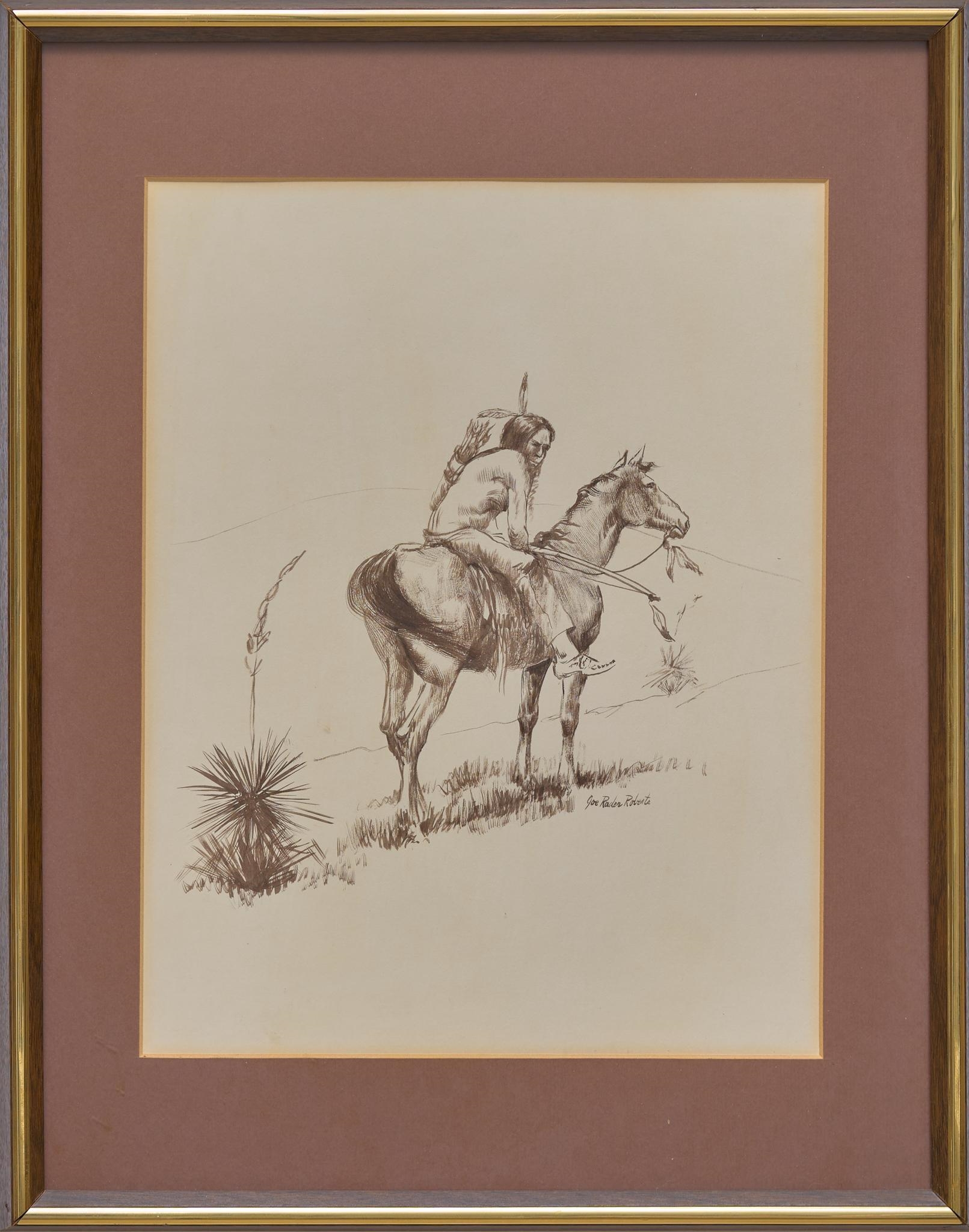 Joe Rader Roberts | Native American Rider | MutualArt