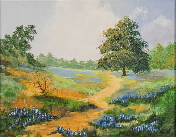 Peter Mosby | Bluebonnet Scene | MutualArt