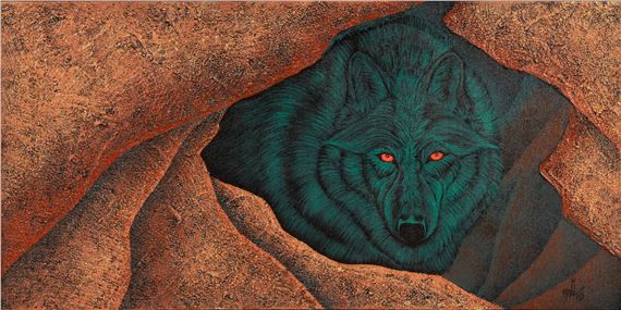 Bill Rabbit | Lurking Wolf | MutualArt
