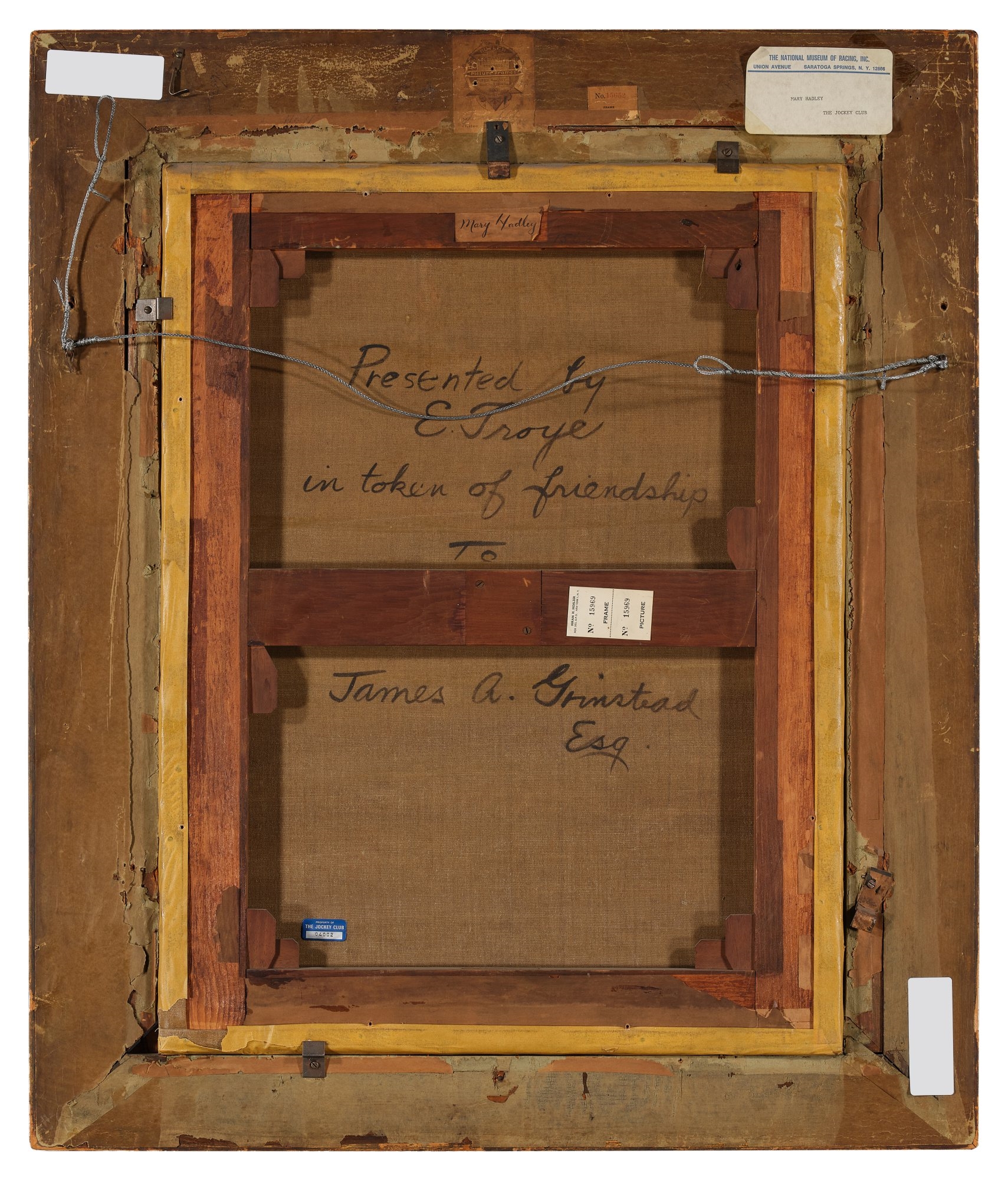 Edward Troye | Mary Hadley in a Loose Box (1872) | MutualArt