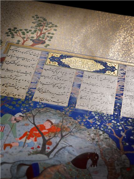 Mirza Ali | Rustam recovers Rakhsh from Afrasiyab's herd, illustrated ...