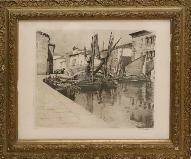 Pierre Labrouche | Bateaux de pêche au port | MutualArt