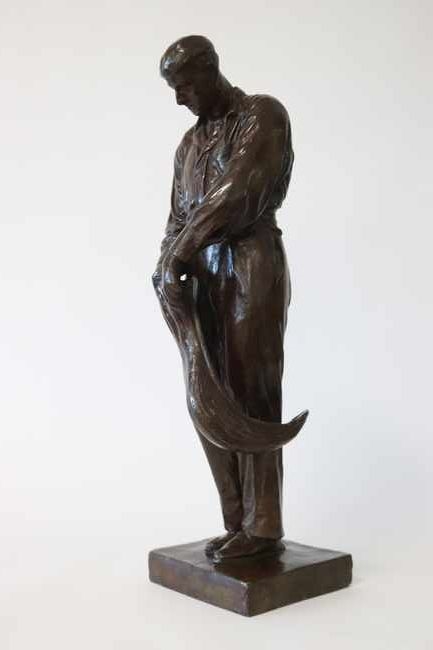 Gabriel Noël Rispal | Le Pelotari attachant sa chistera ou Joueur de ...