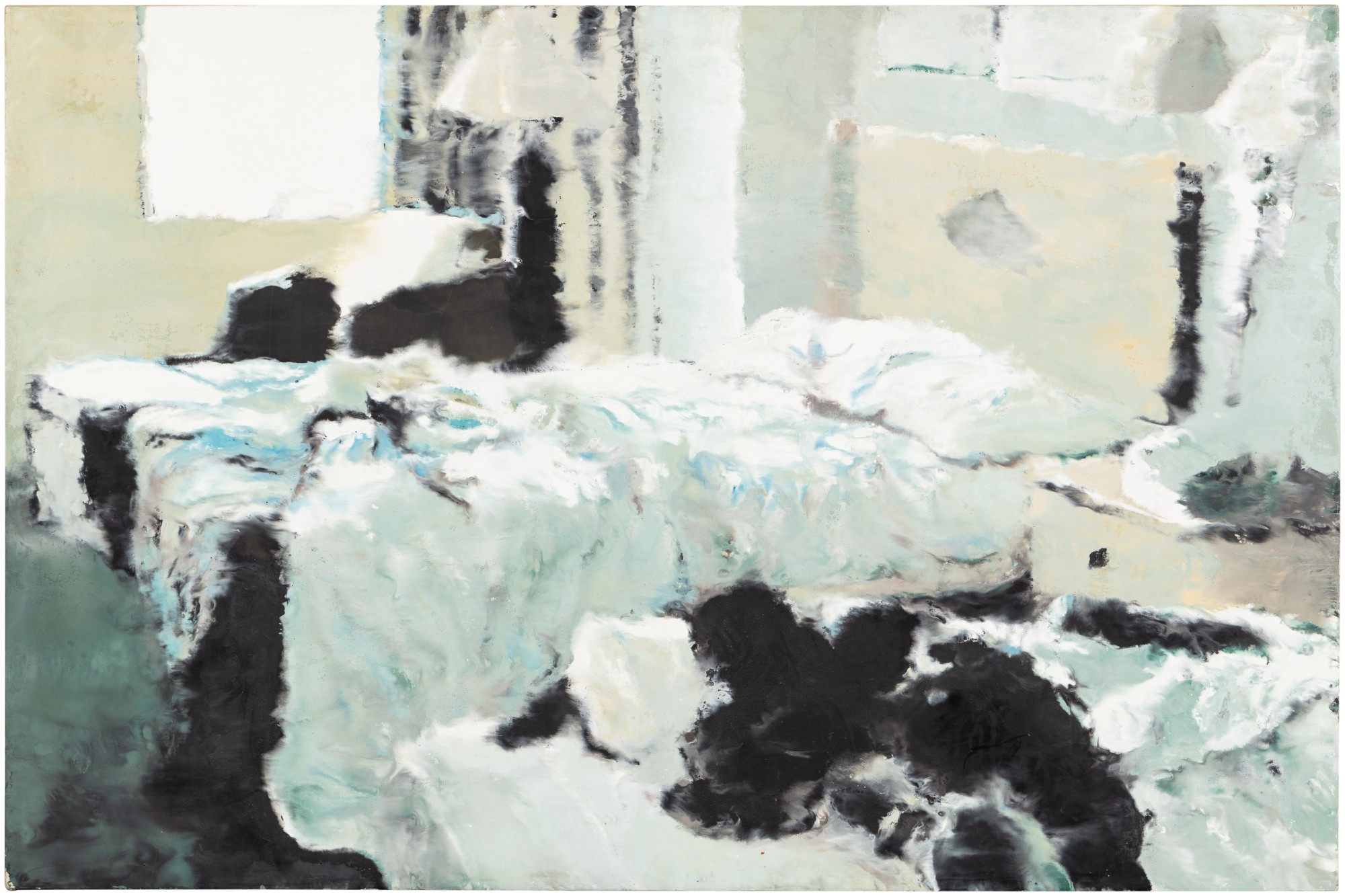 Philippe Cognée | Chambre d’hôtel à Atlantic City no. 2 (2002) | MutualArt