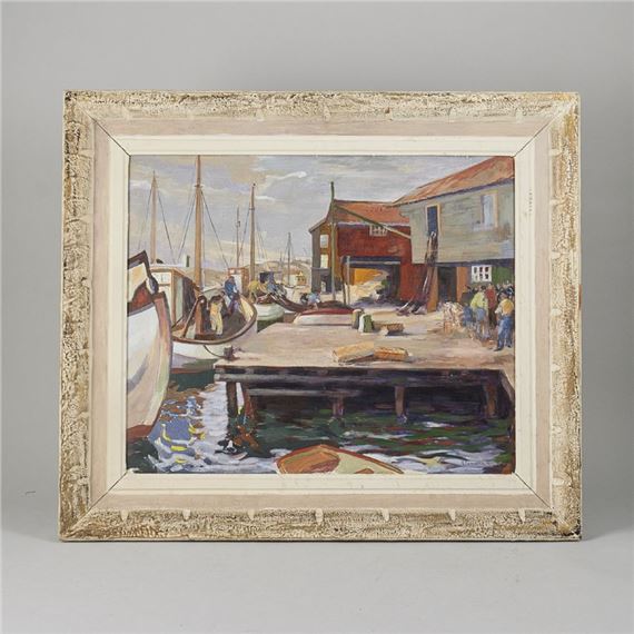 Rudolf Gowenius | Fishing Hamlet | MutualArt