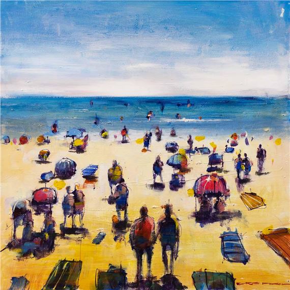 Chris Pekel | The Beachgoers | MutualArt