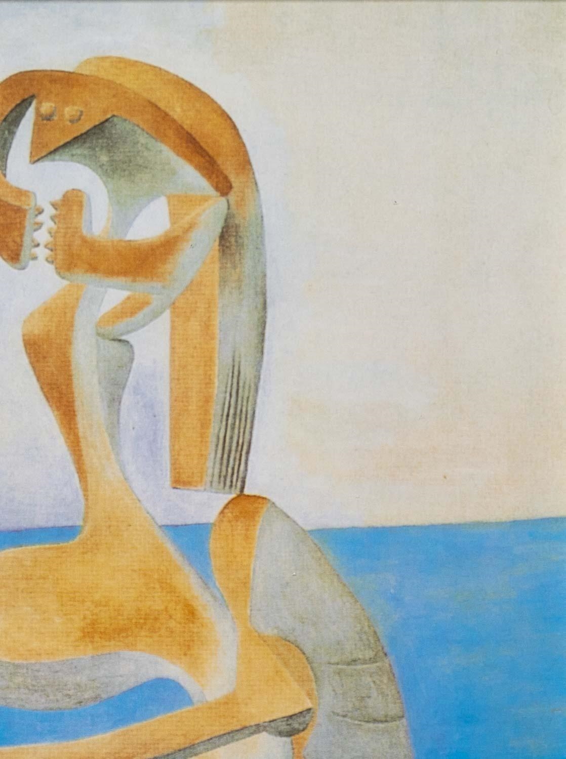 Pablo Picasso | Seated Bather On The Beach | MutualArt
