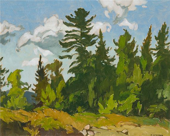 Alfred Joseph Casson | Bay on Oxtongue Lake (1981) | MutualArt