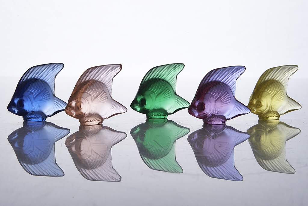 René Lalique | Five Angelfish Paperweights | MutualArt