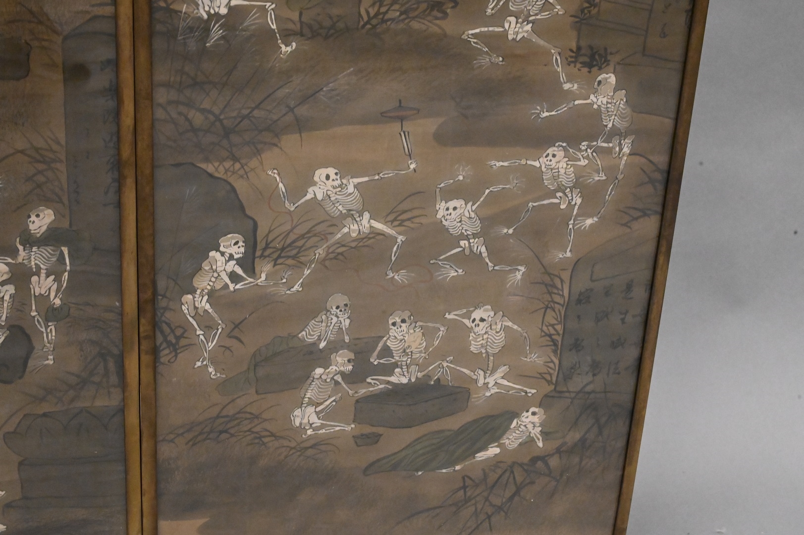 Chinese School | depicting skeleton’s dancing and having fun in a ...