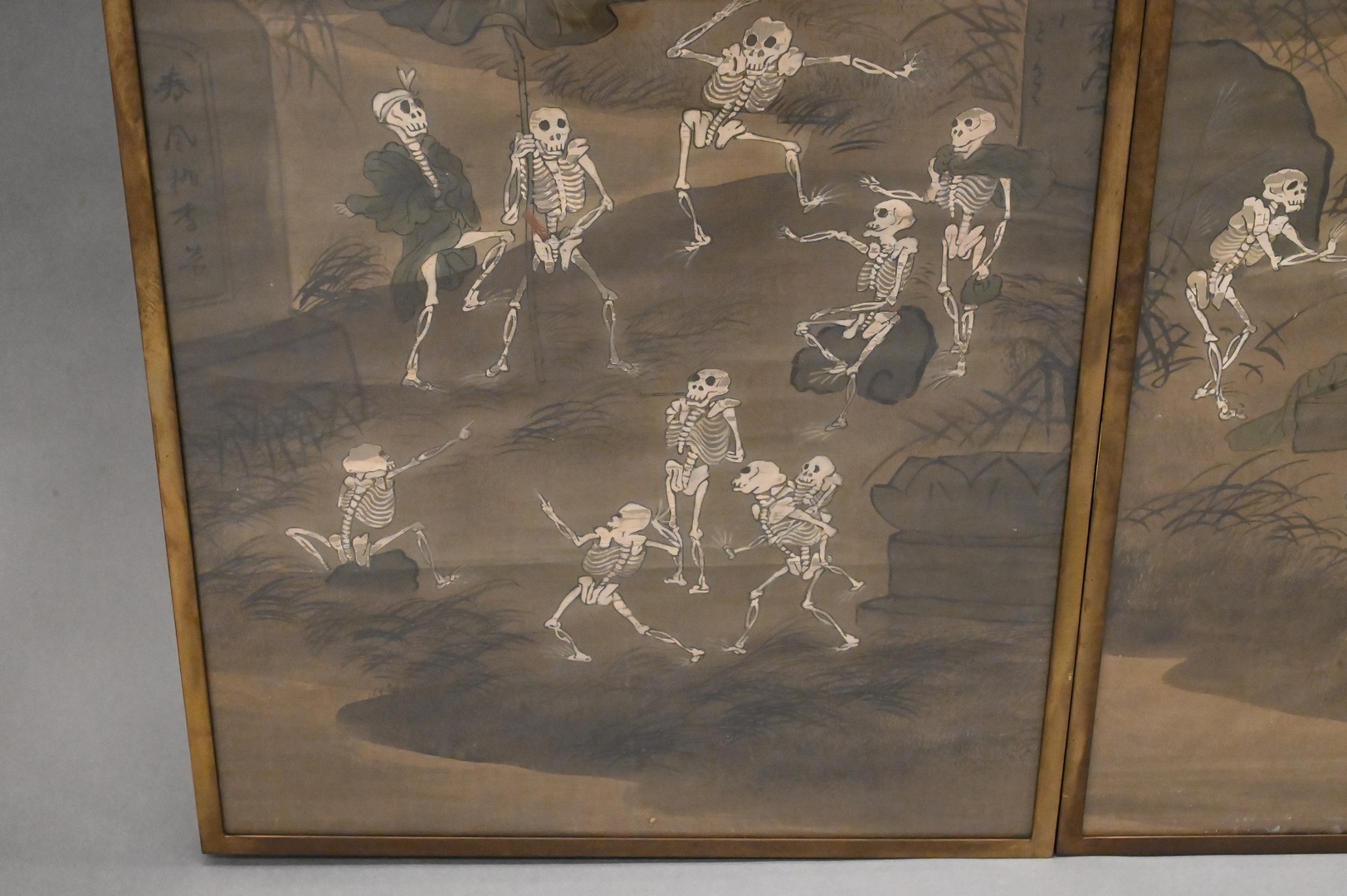 Chinese School | depicting skeleton’s dancing and having fun in a ...
