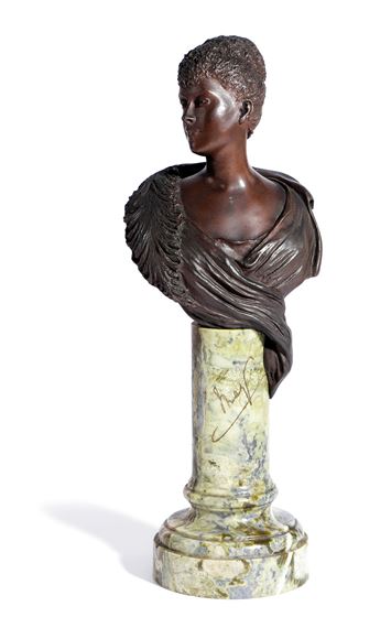 William Henry Tyler | A RARE BRONZE BUST OF QUEEN MARY WHEN DUCHESS OF ...