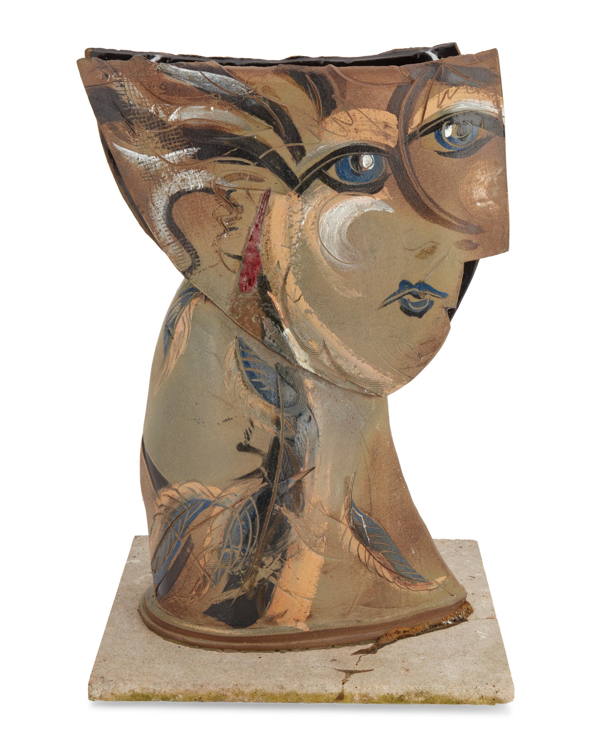 Julie Hawthorne | Face vessel | MutualArt
