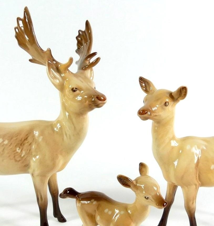 Arthur Gredington | Stag, doe and fawn | MutualArt