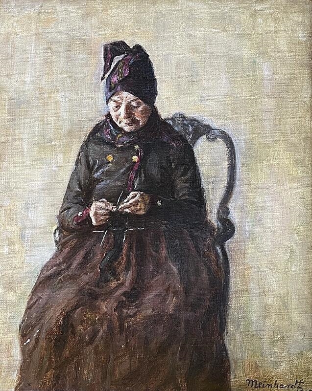 Walther Meinhardt | Fanøpige (1910) | MutualArt