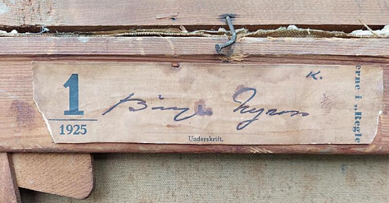 Borge C. Nyrop | A ploughing scene (1925) | MutualArt