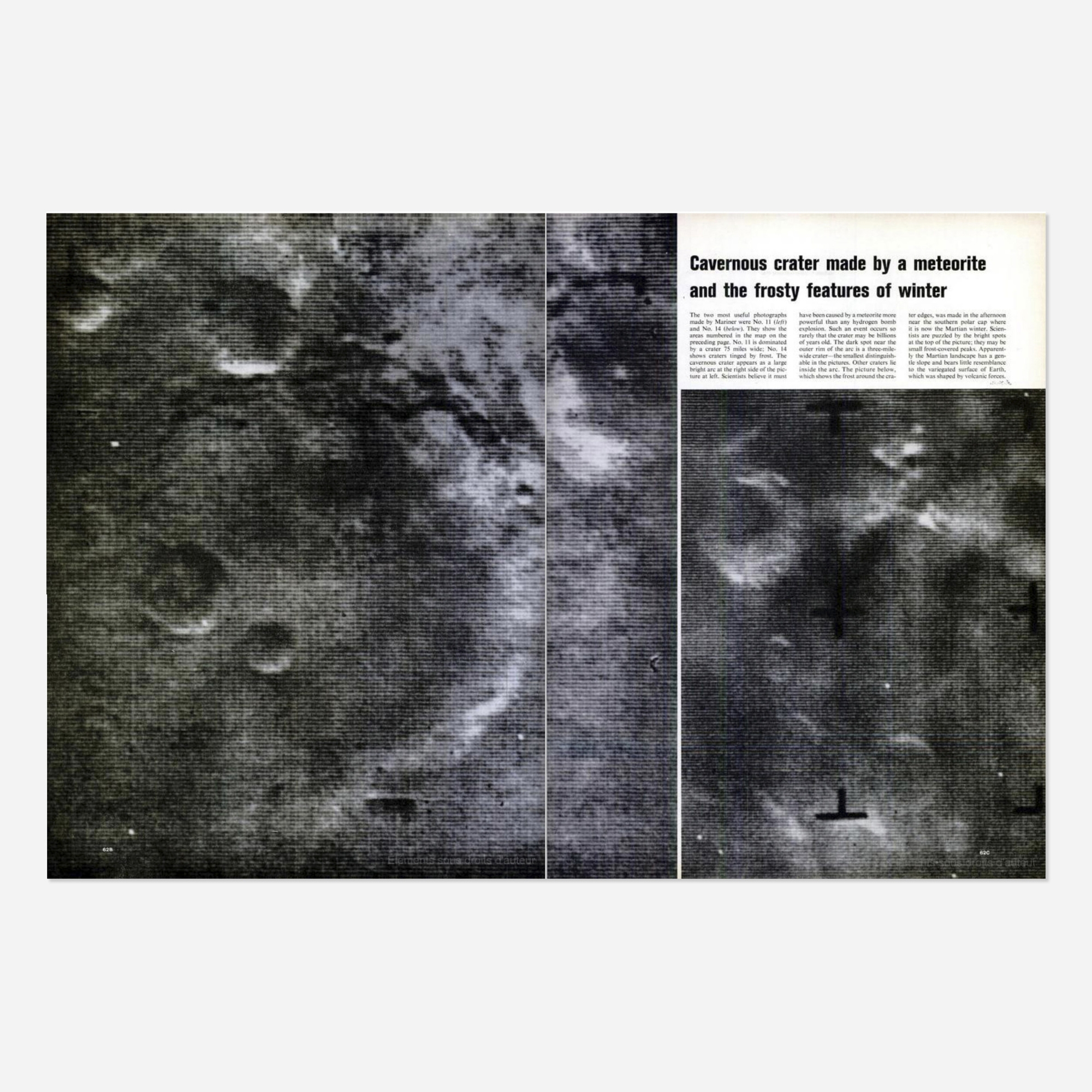 NASA | The best of the twenty-one first photographs of Mars, Mariner 4 ...